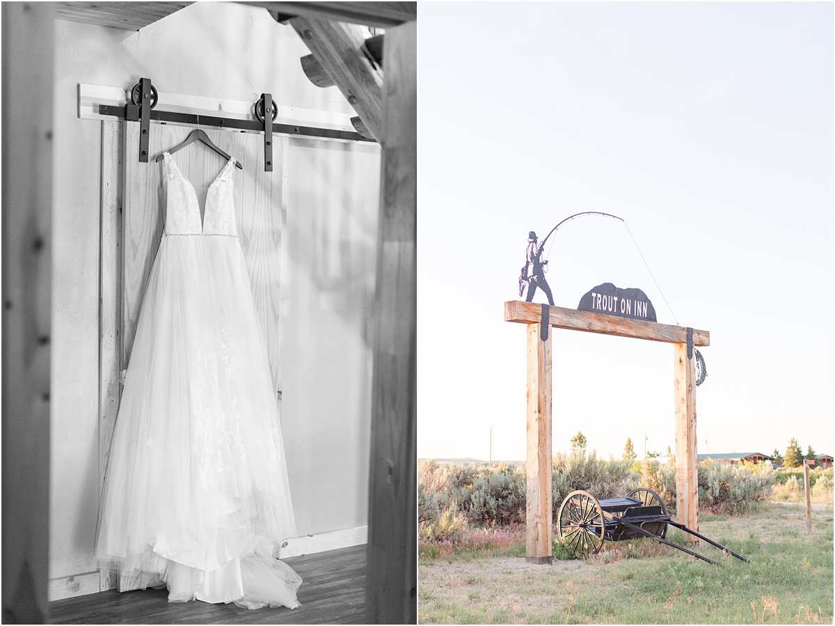 Trout On Inn | Navy & Fuchsia Wyoming Summer Wedding | Carly & Kevin ...