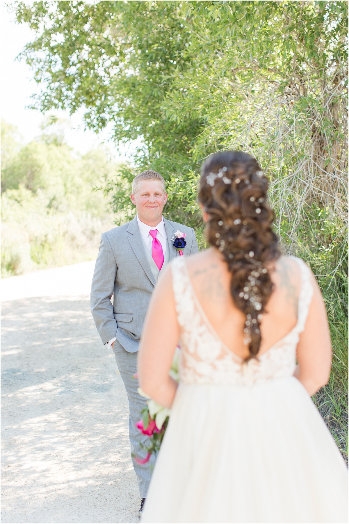 Trout On Inn | Navy & Fuchsia Wyoming Summer Wedding | Carly & Kevin ...