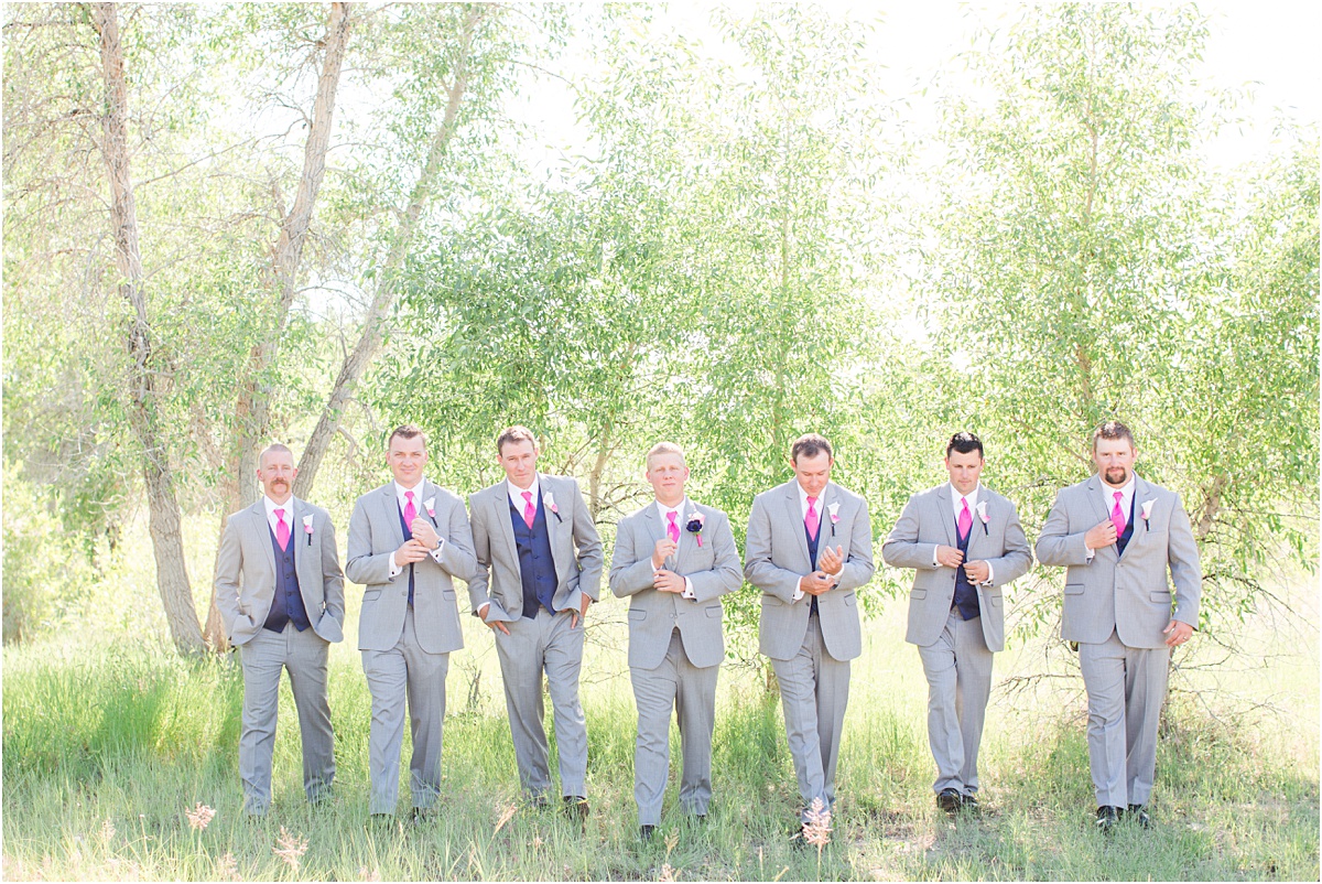 Trout On Inn | Navy & Fuchsia Wyoming Summer Wedding | Carly & Kevin ...