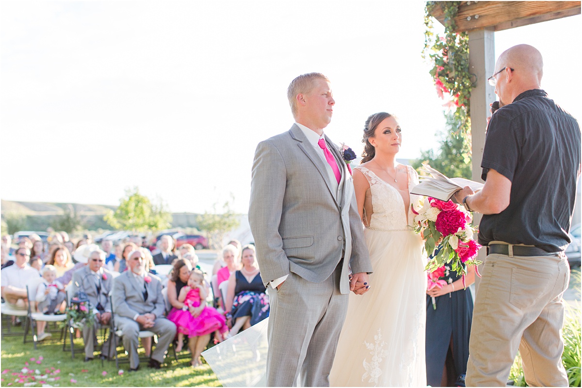 Trout On Inn | Navy & Fuchsia Wyoming Summer Wedding | Carly & Kevin ...
