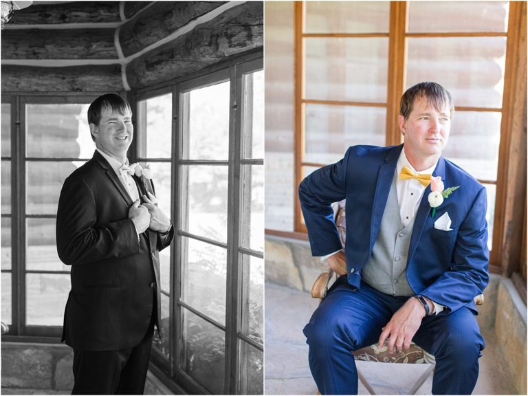 Sarah & Geoff | Padlock Ranch | Peach & Navy Wyoming Wedding ...