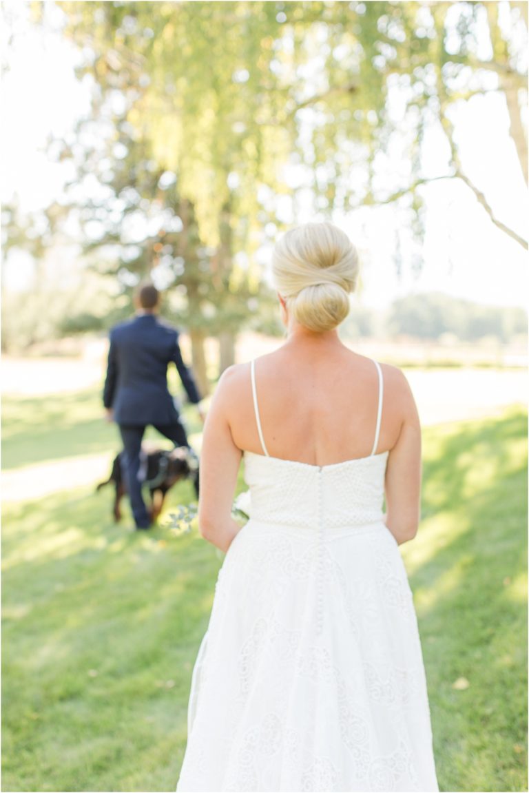 Sarah & Geoff | Padlock Ranch | Peach & Navy Wyoming Wedding ...